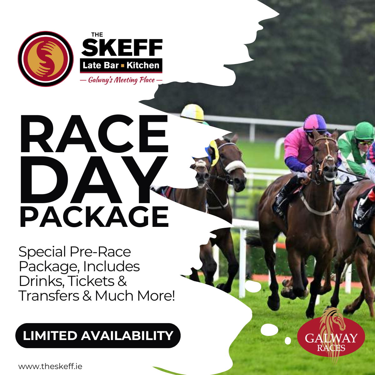 Skeff Bar & Kitchen Pre-Galway Races Package - Events - Universe