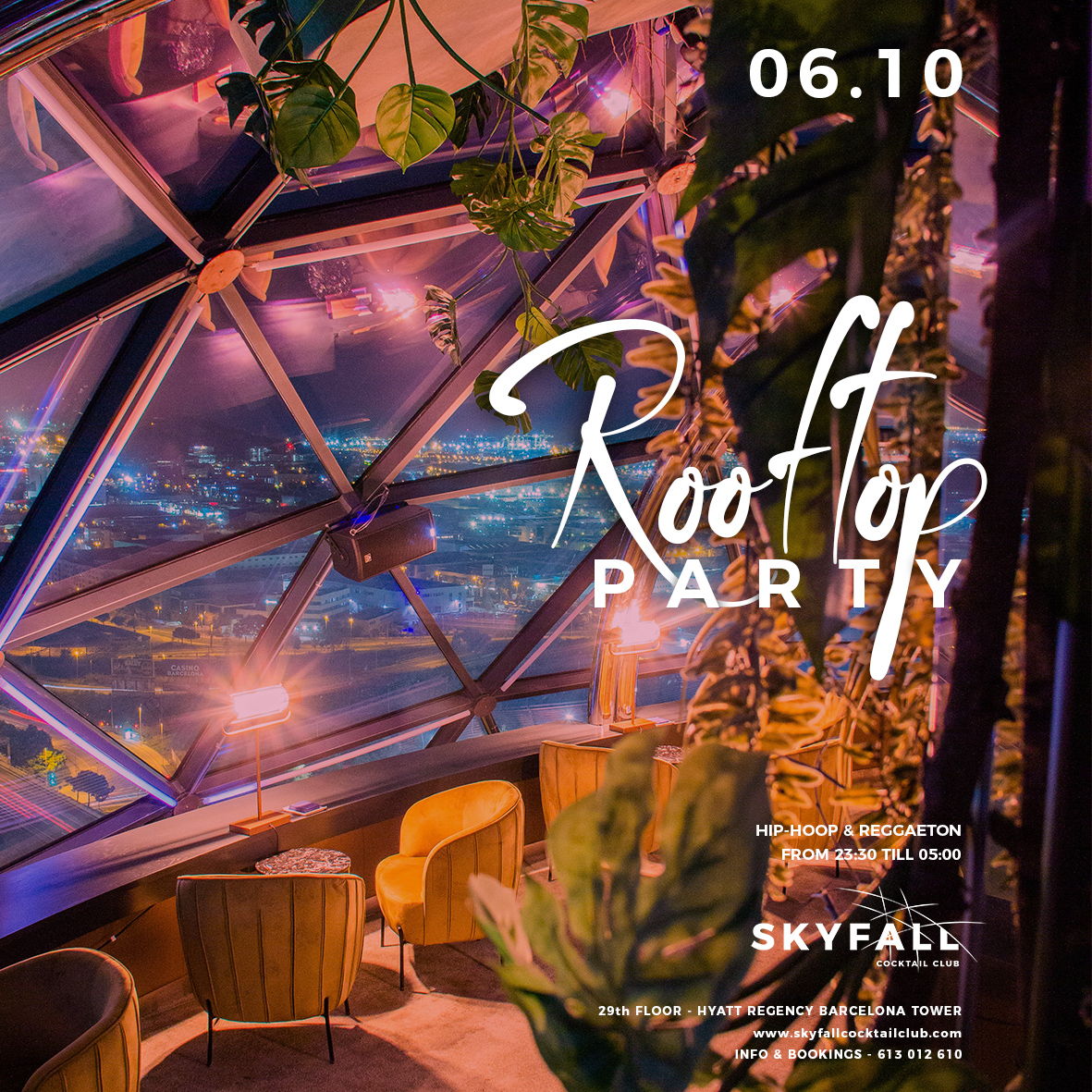 ROOFTOP PARTY at Skyfall Barcelona - Events - Universe