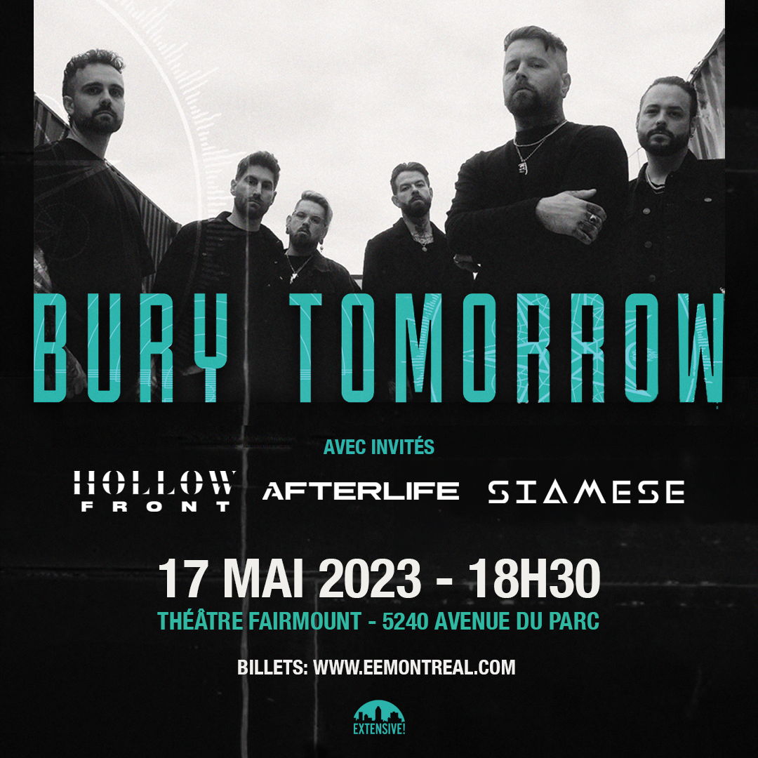 BURY TOMORROW - Events - Universe