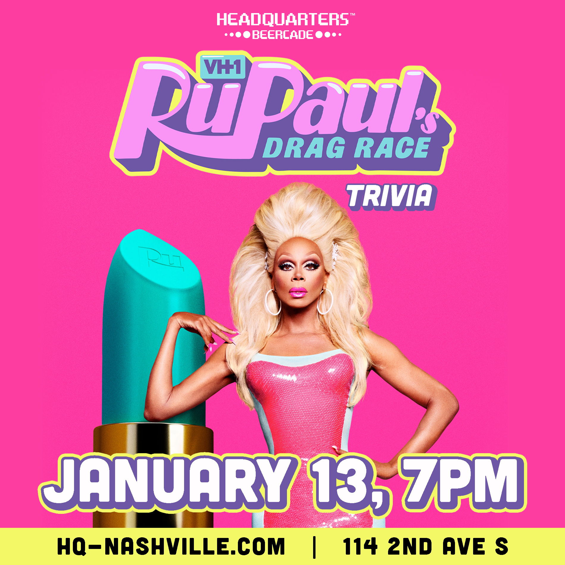 RuPaul's Drag Race Trivia at HQ Beercade - Events - Universe