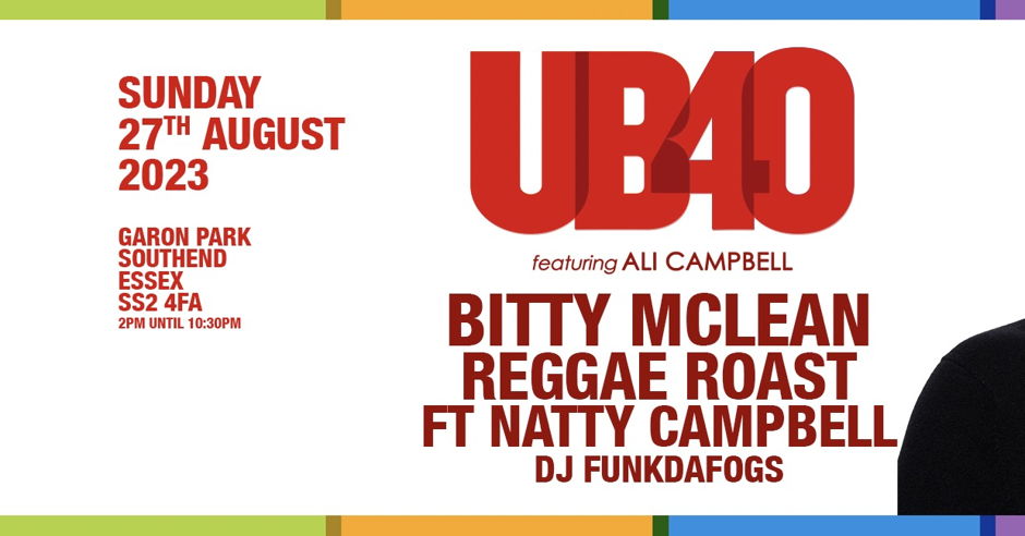 UB40 featuring Ali Campbell at Garon Park, Southend. - Events - Universe