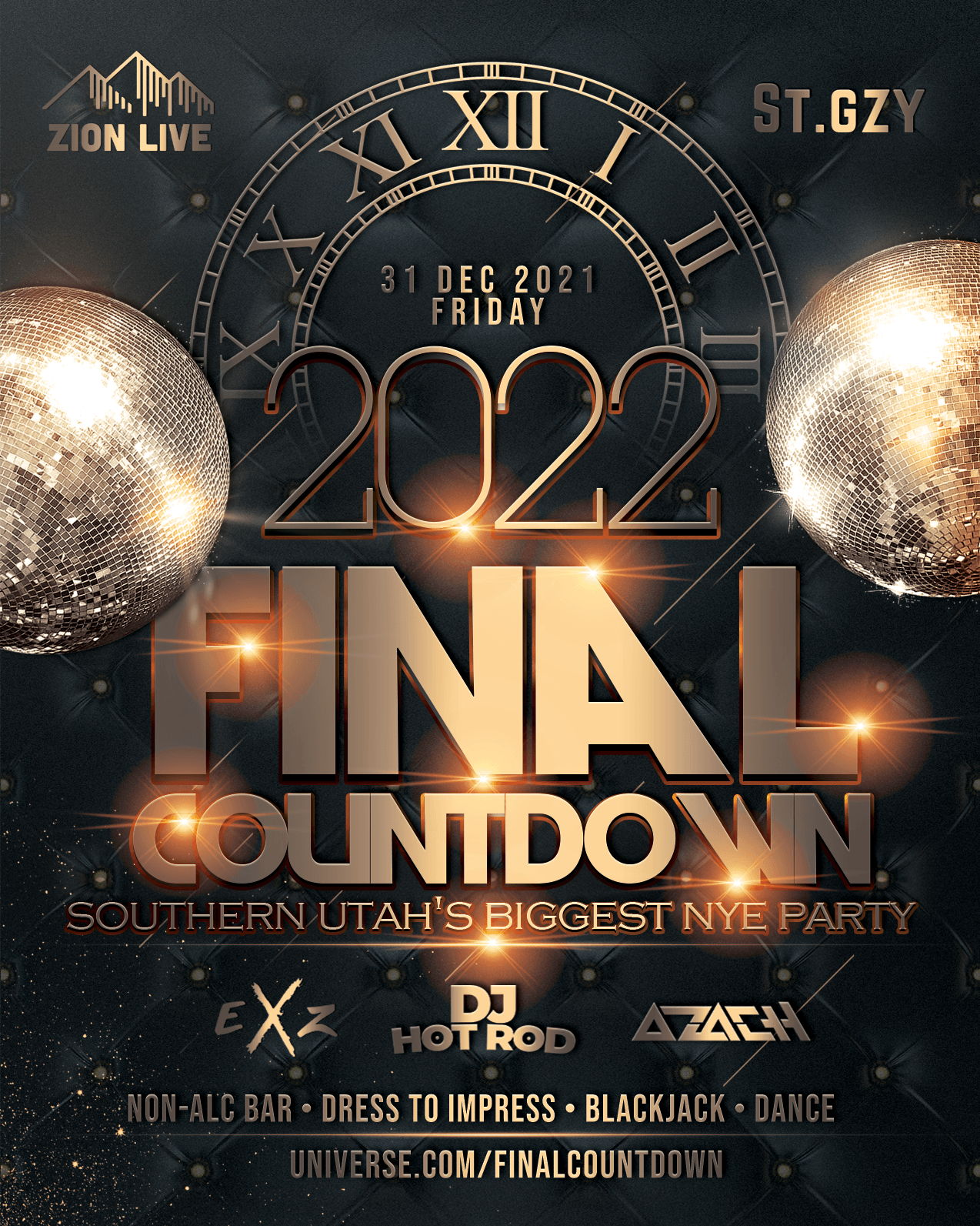 THE FINAL COUNTDOWN 2022 Events Universe
