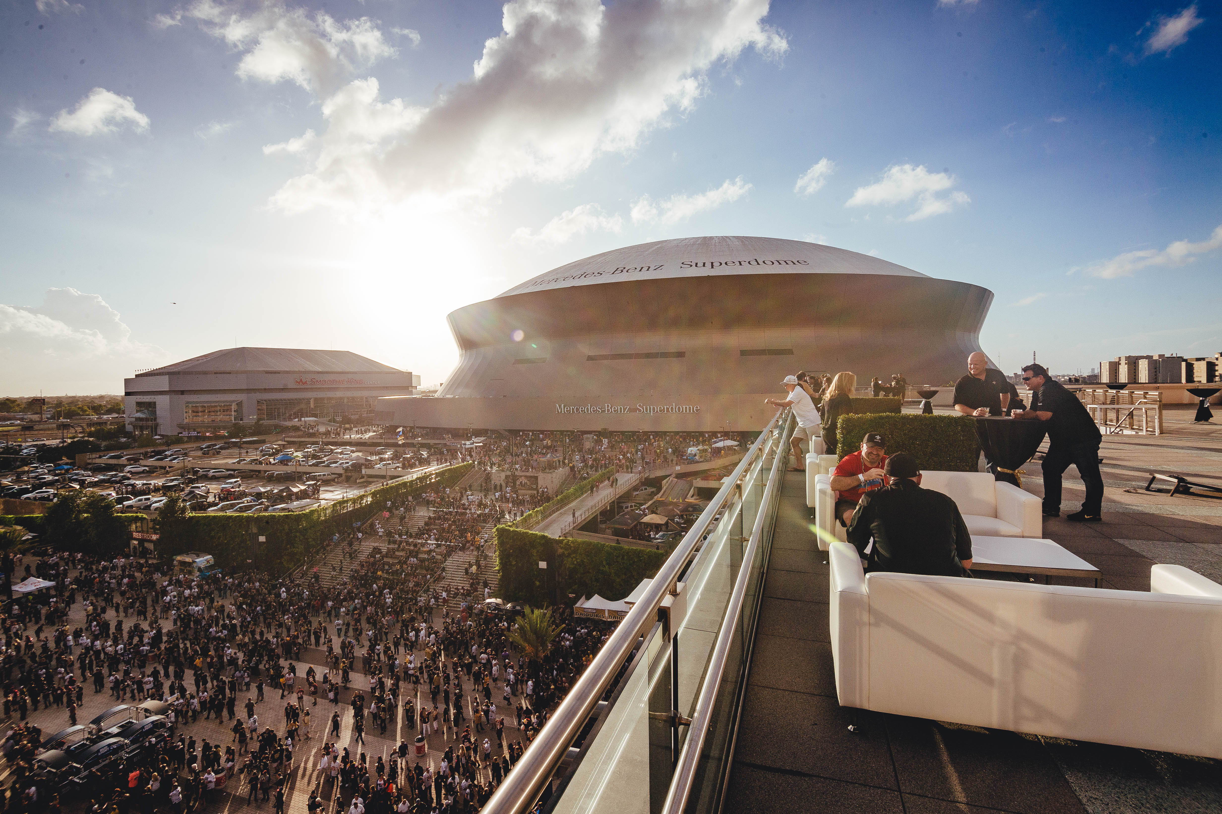 Saints vs Rams | Rooftop at Benson Tower Tailgate - Events - Universe