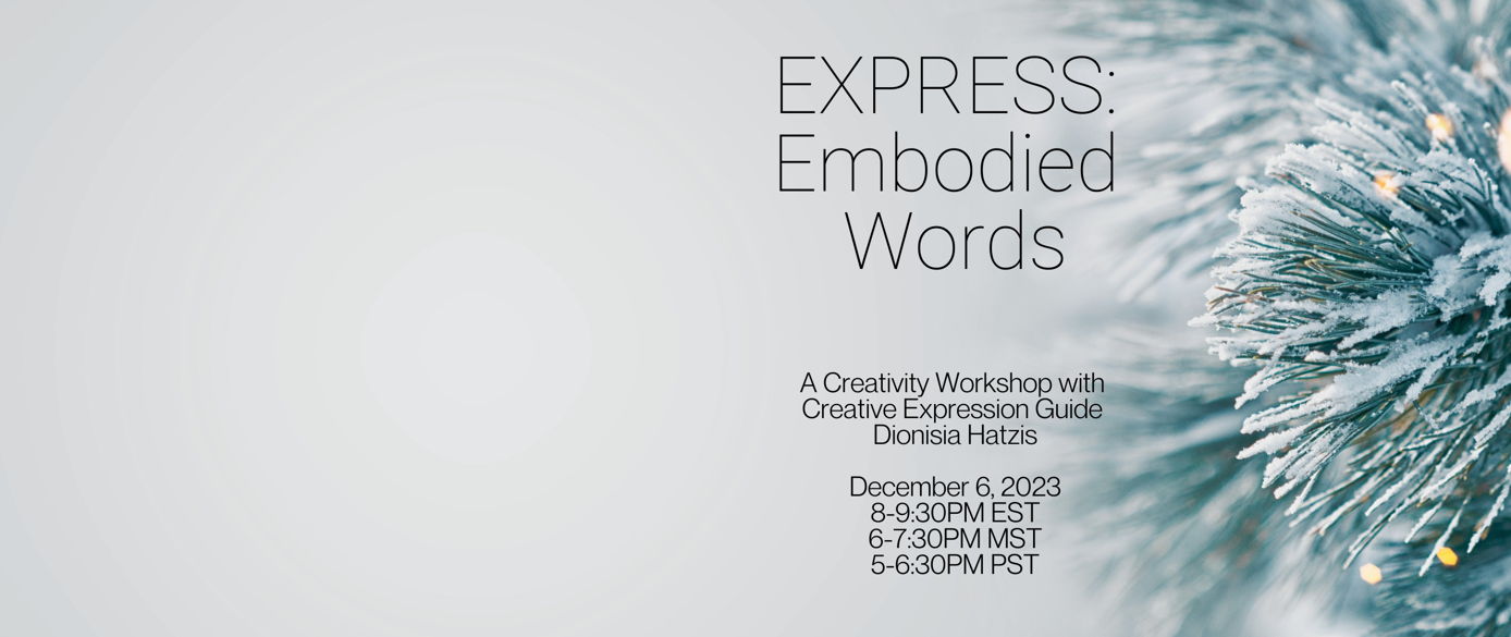 EXPRESS: Embodied Words – Conscious City Guide