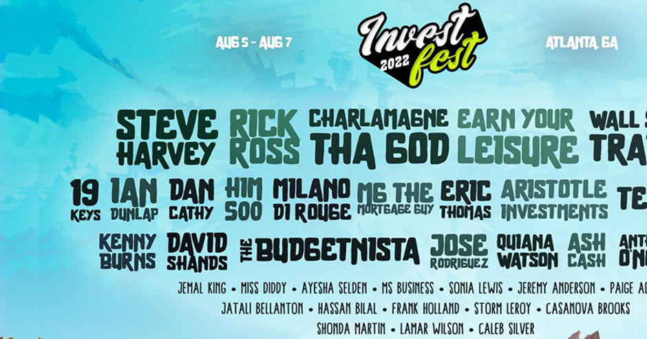 EYL Presents Invest Fest August 5th - 7th 2022 Times for Each Day Below ...